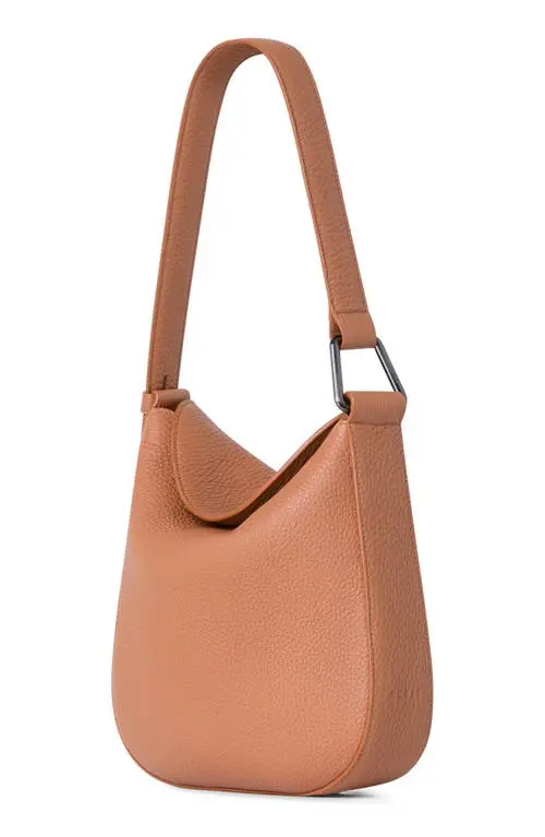 Akris Little Anna Napa Leather Hobo Bag 126 Cuoio Editorialist