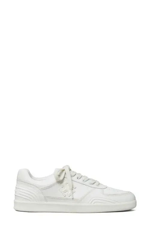 Tory Burch Clover Court Sneakers - Titanium White