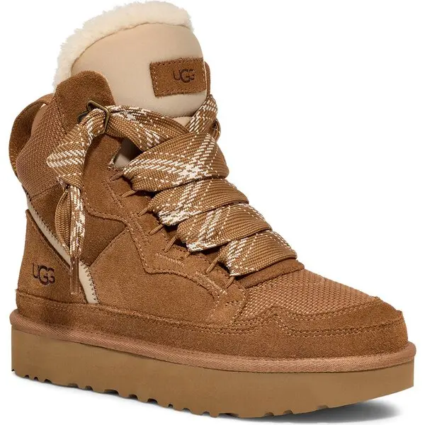 UGG Highmel Lace-up Boots - Chestnut