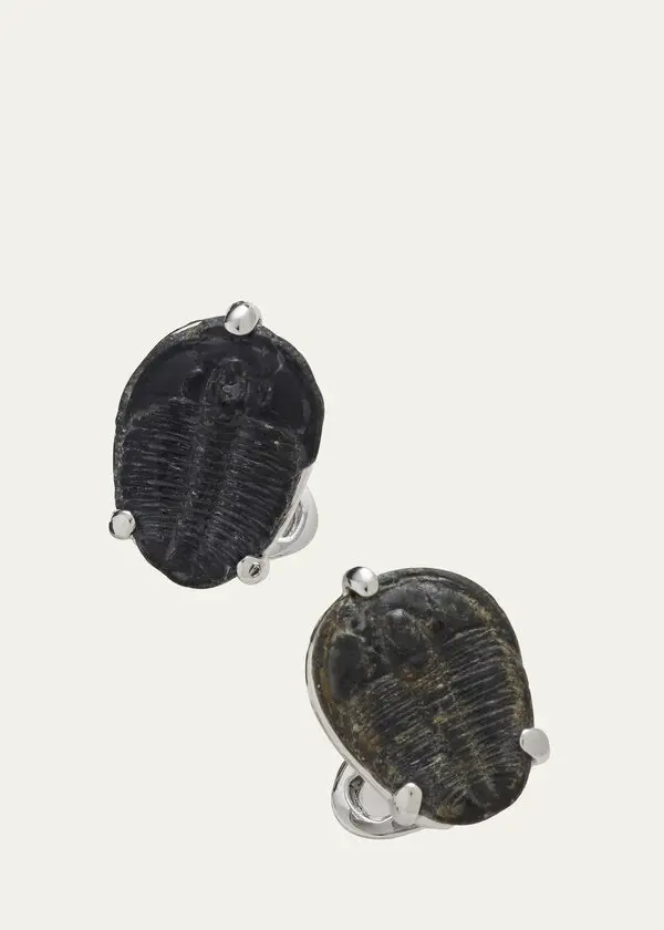 JAN LESLIE Delta Trilobite Cufflinks