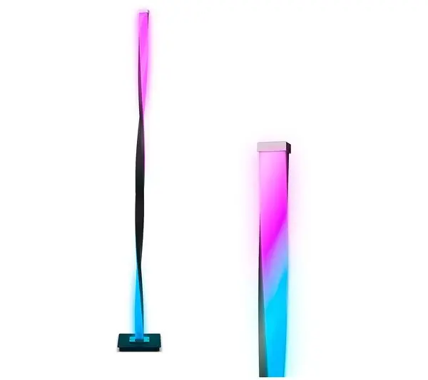 BRIGHTECH Helix Rgb 48' Led Floor Lamp - One-color