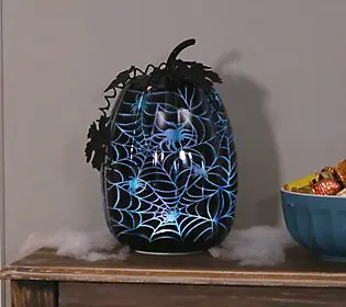 EVERGREEN Led Glass Pumpkin