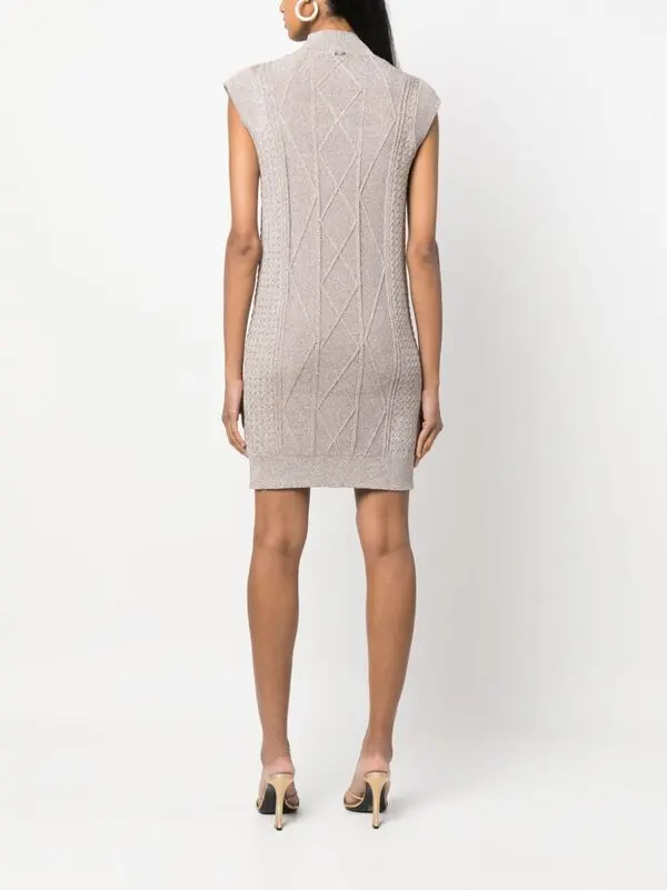 Liu Jo Cut-out Lurex Minidress