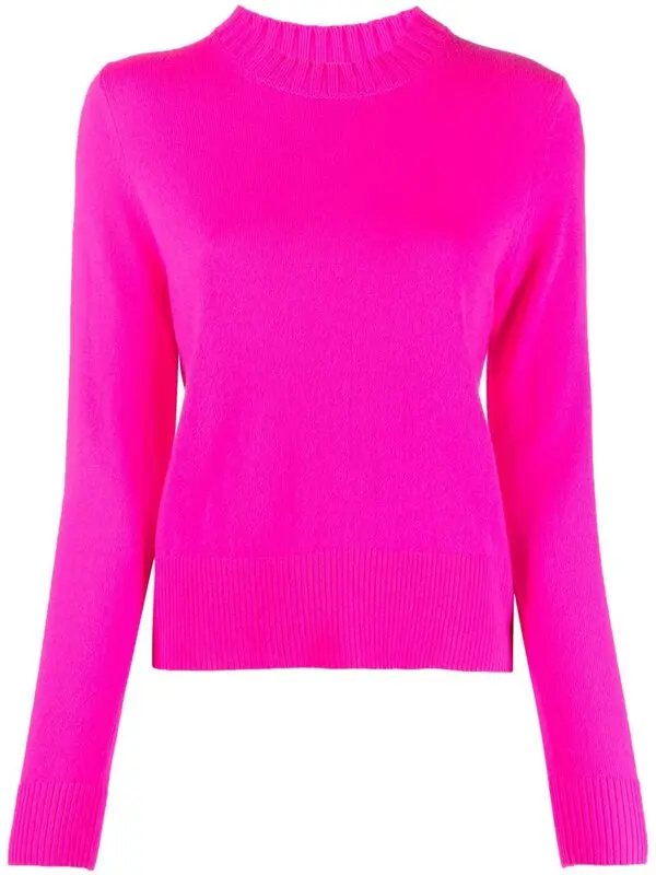 Chinti & Parker Cropped Jumper - Pink