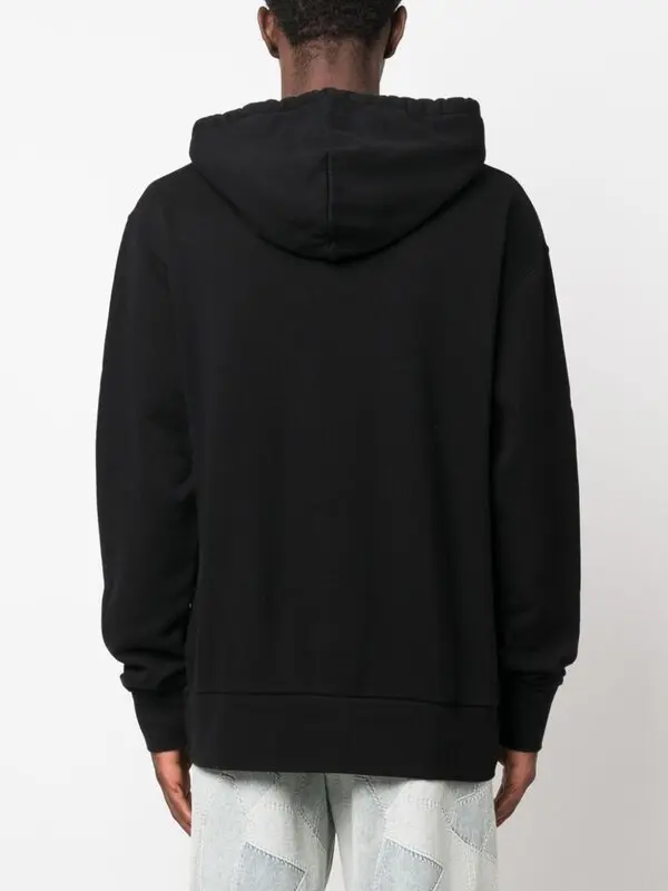 JW Anderson Logo-embroidered Cotton Hoodie