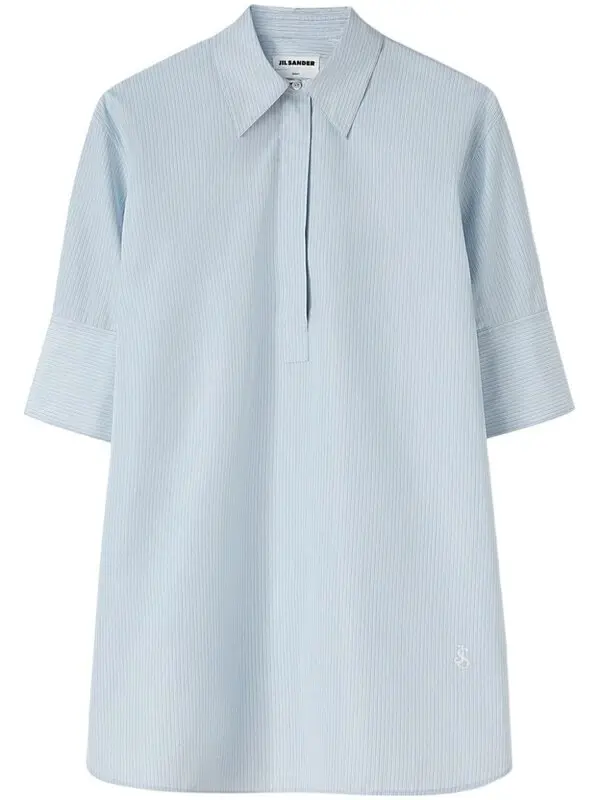 JIL SANDER Striped Cotton Shirt