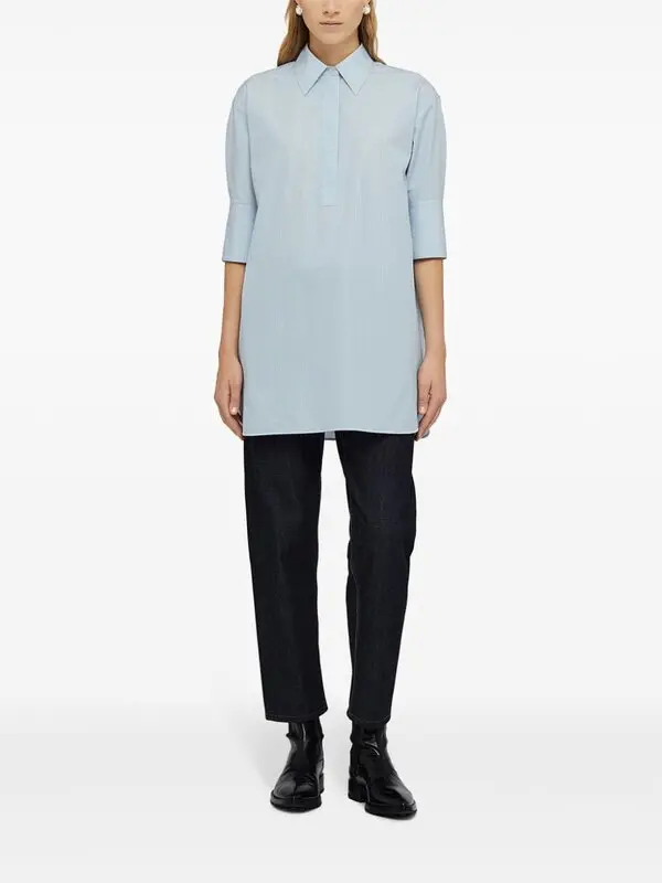 JIL SANDER Striped Cotton Shirt