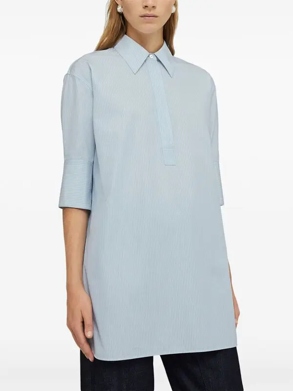 JIL SANDER Striped Cotton Shirt
