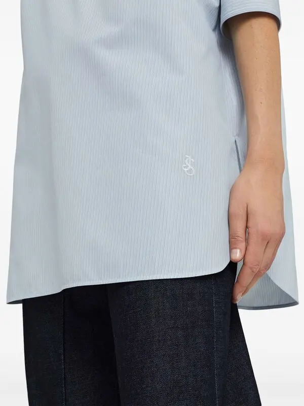 JIL SANDER Striped Cotton Shirt
