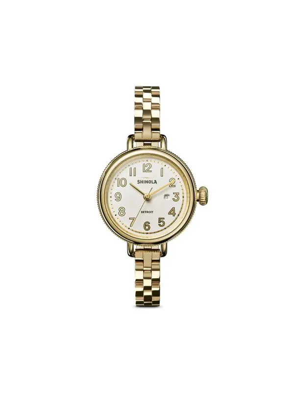 Shinola Birdy 3hd 34mm Watch - White