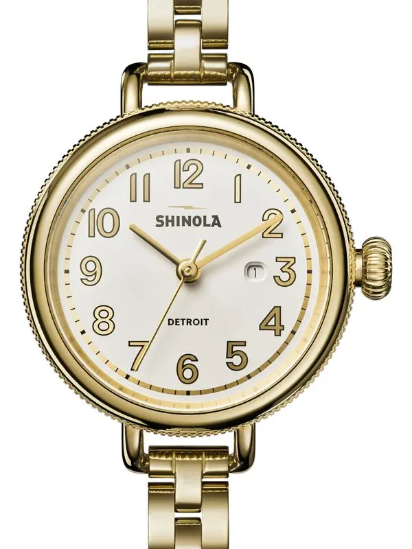 Shinola Birdy 3hd 34mm Watch - White