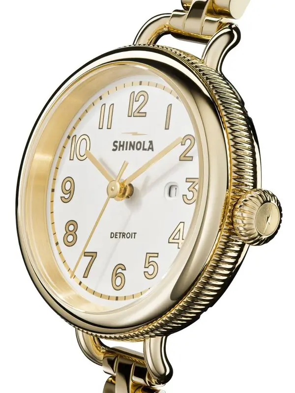 Shinola Birdy 3hd 34mm Watch - White