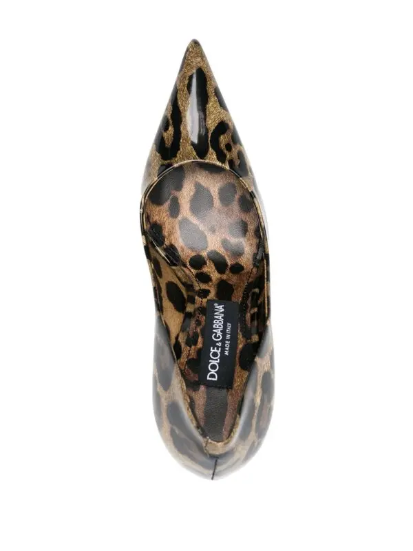 Dolce & Gabbana X Kim 110mm Leopard-print Pumps