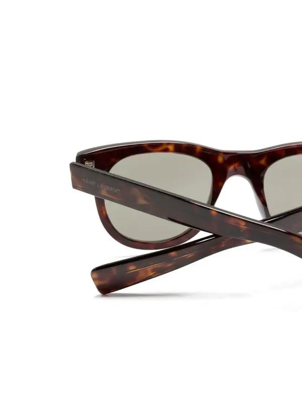Saint Laurent Round-frame Sunglasses - Brown