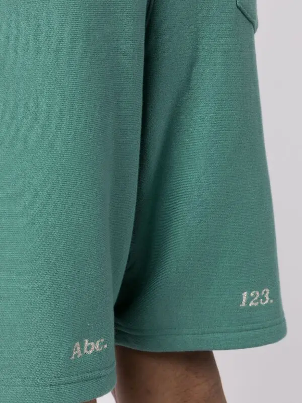 ADVISORY BOARD CRYSTALS Logo-embroidered Track Shorts - Green
