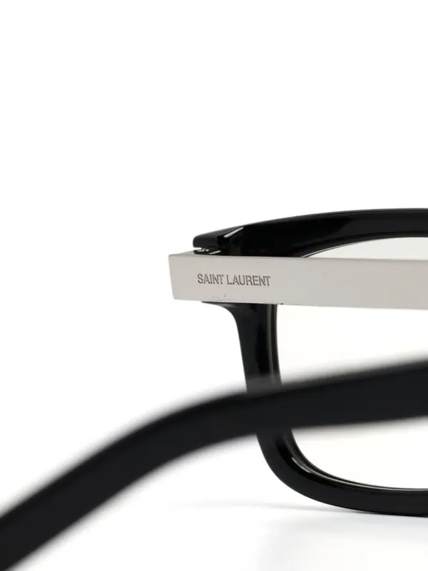 Saint Laurent Logo-engraved Glasses
