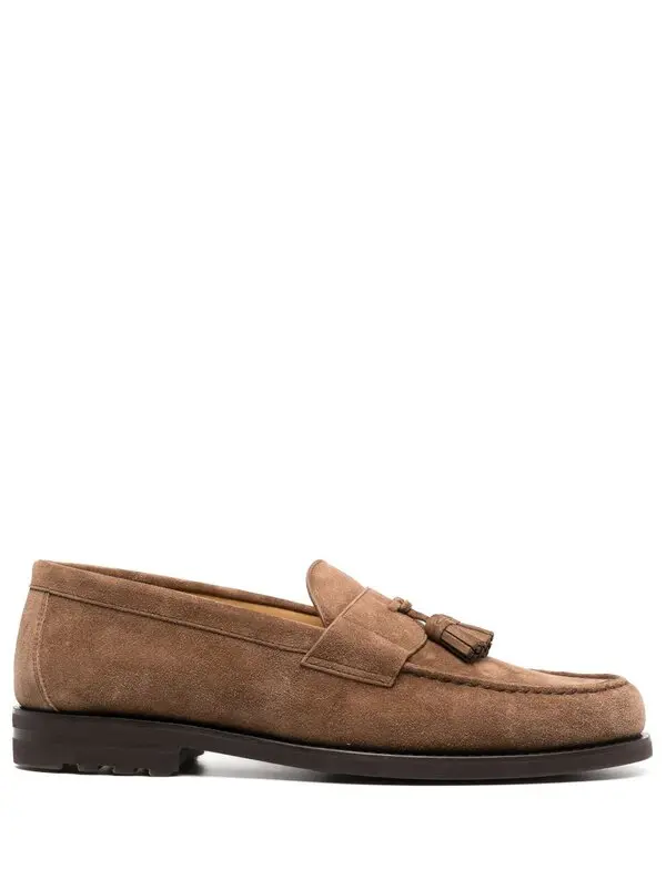 Brunello Cucinelli Tassel-detail Suede Loafers