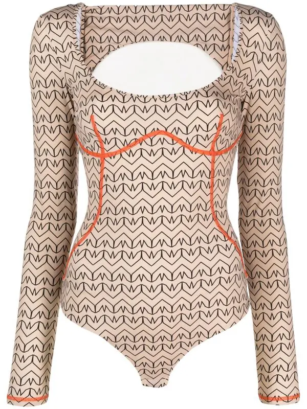 Patrizia Pepe Monogram Bodysuit