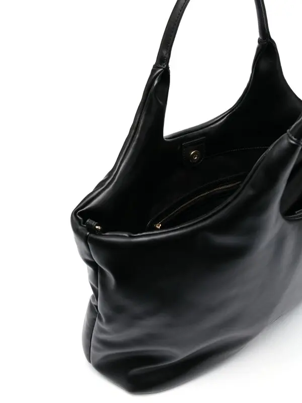 Moschino Padded Logo Plaque Tote Bag