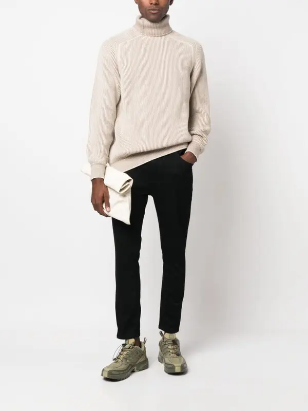 Sease Roll-neck Cashmere Jumper - Neutrals