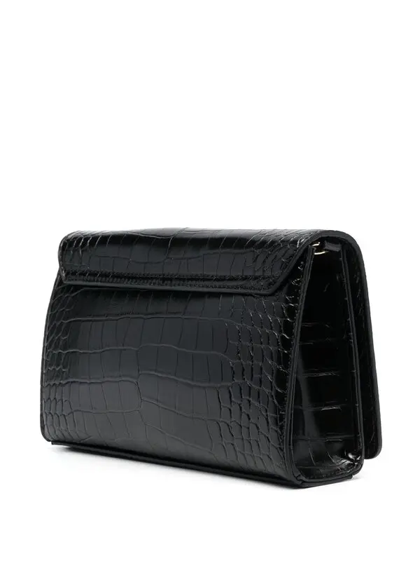 Moschino Crocodile-effect Crossbody Bag