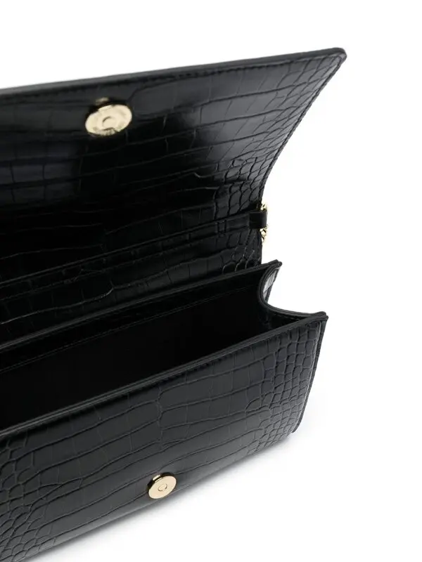 Moschino Crocodile-effect Crossbody Bag