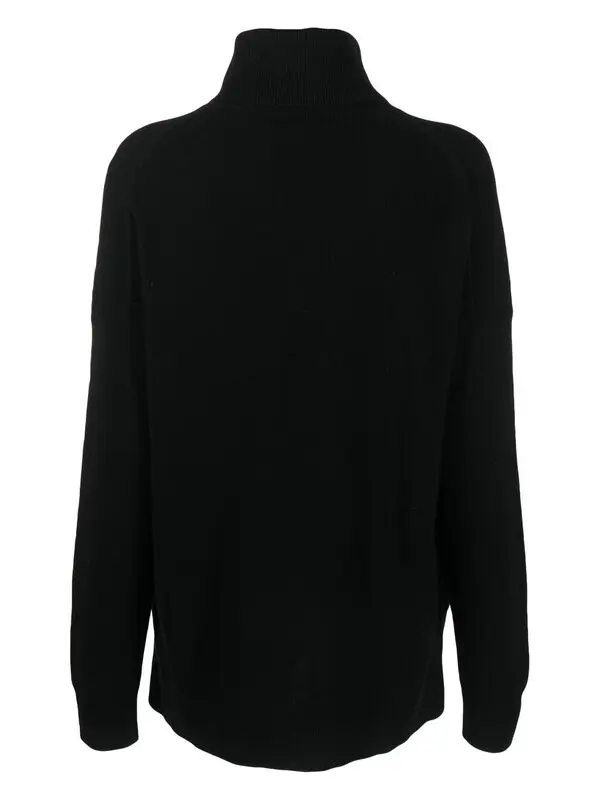 Chinti & Parker High-neck Knit Jumper - Black