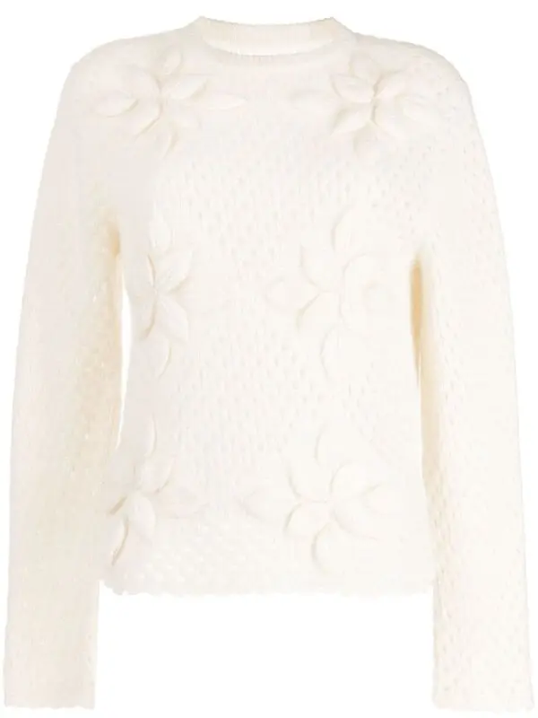 Shrimps Rupert Floral-embroidery Jumper