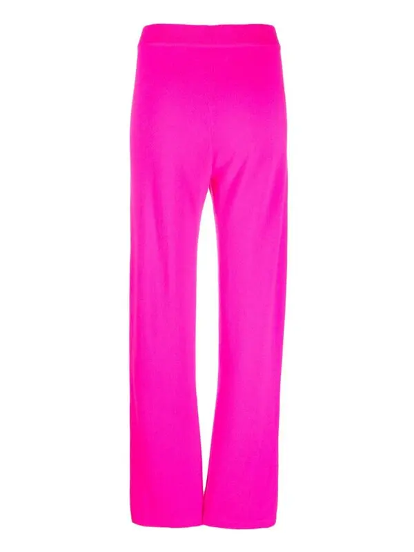 Chinti & Parker Fine-knit Wide-leg Track Pants