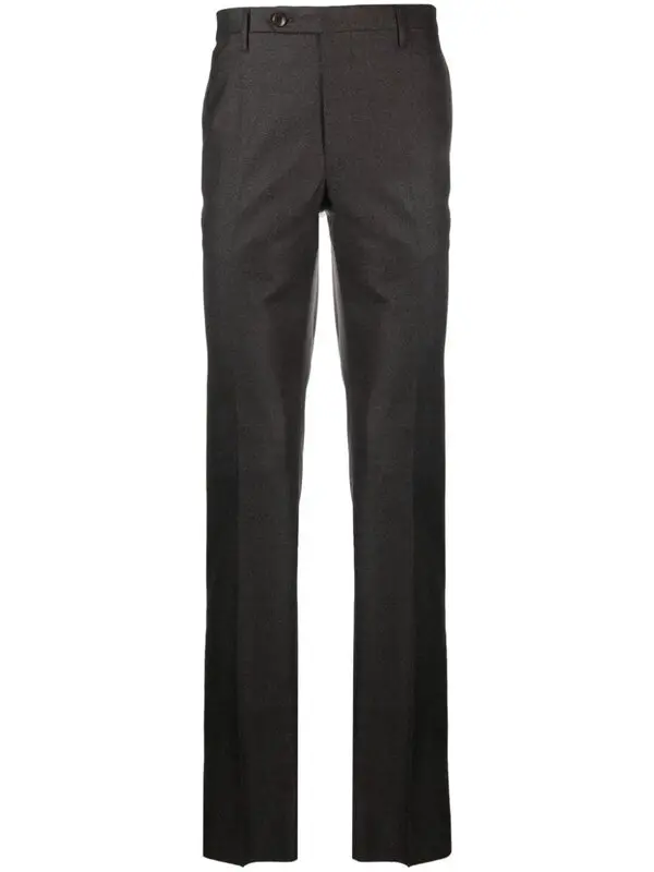 ROTA Pressed-crease Tailored Trousers - Brown