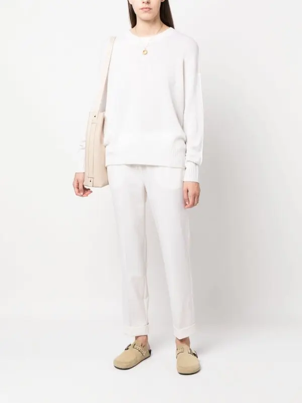 P.a.r.o.s.h Tapered Drawstring Trousers - Neutrals