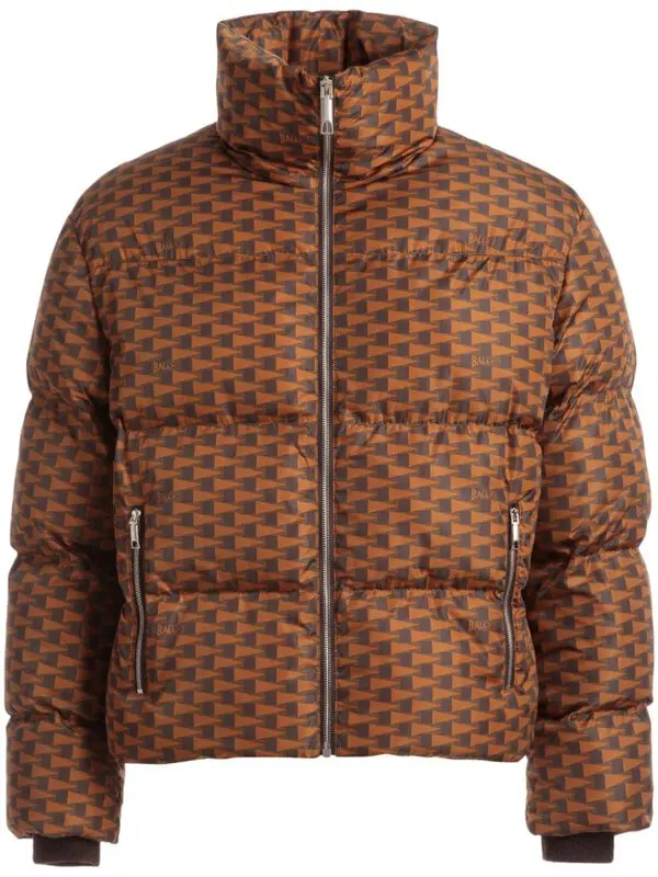 Bally Geometric-print Padded Jacket