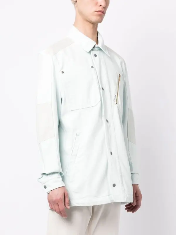OBJECTS IV LIFE Multi-pocket Shirt Jacket - Blue
