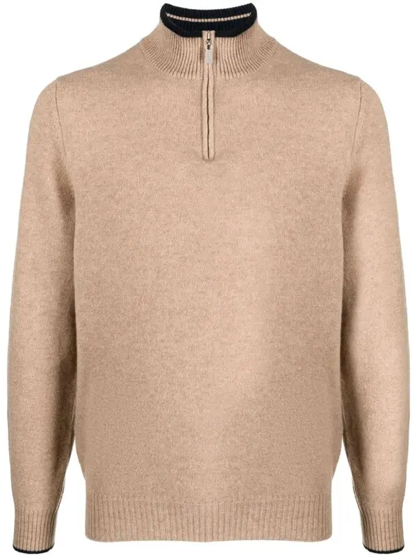 Fedeli Favonio Fine-knit Cashmere Jumper - Neutrals