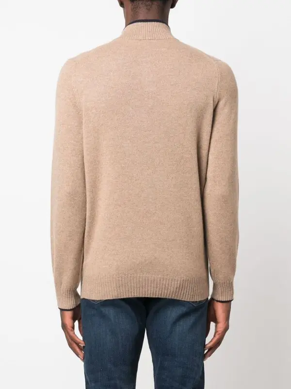 Fedeli Favonio Fine-knit Cashmere Jumper - Neutrals