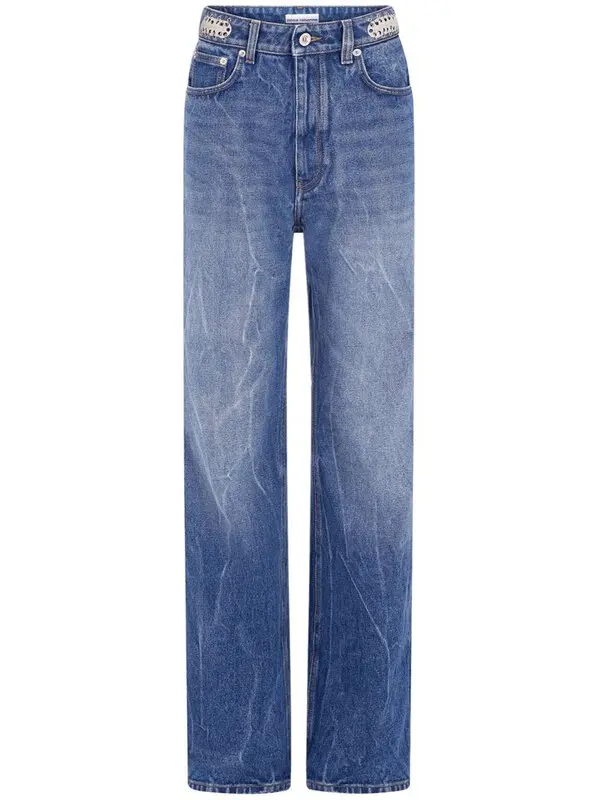 Rabanne Disc Flared Jeans - Blue