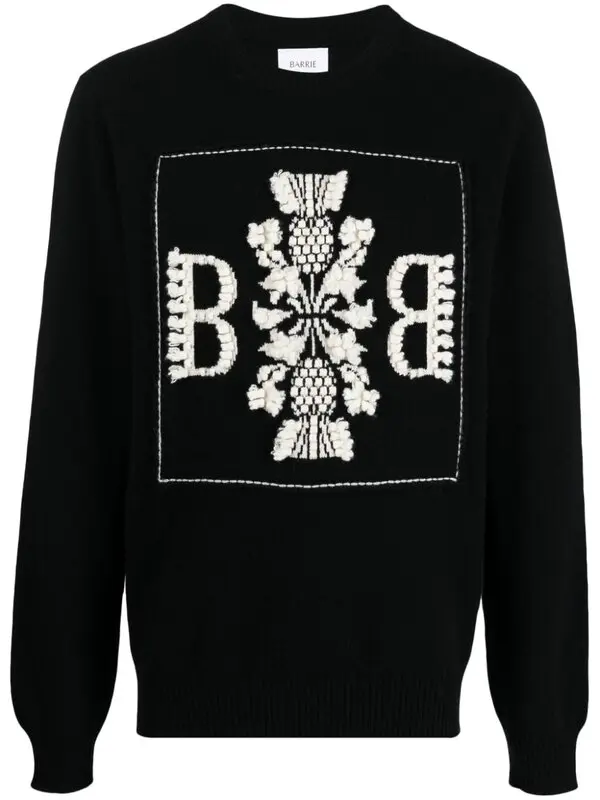 BARRIE 3d-knit Cashmere Jumper - Black