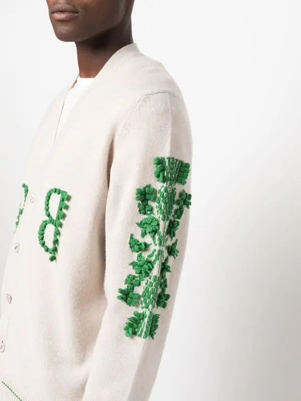 BARRIE 3d-knit Cashmere Cardigan - Neutrals