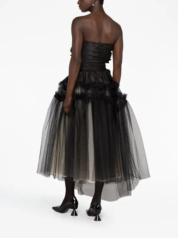 MAISON MARGIELA Décortiqué Corset-style Tulle Dress