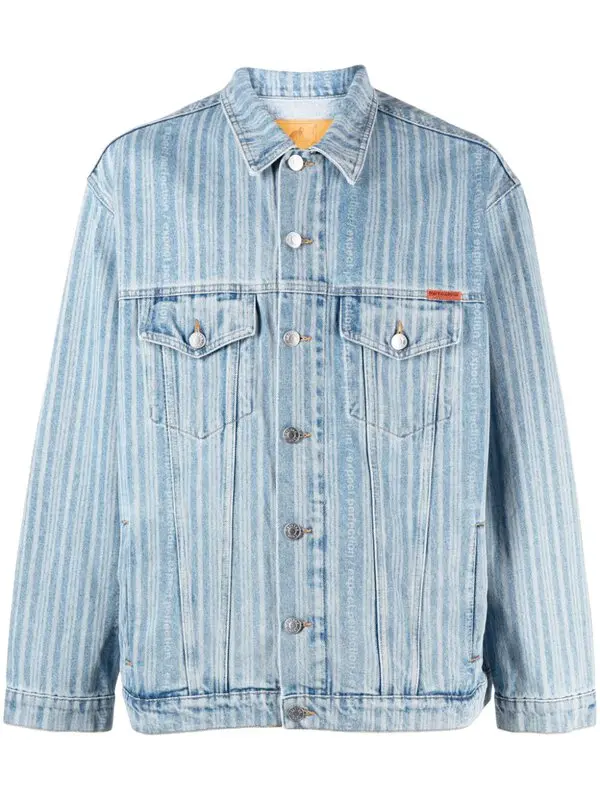 Martine Rose Striped Denim Jacket