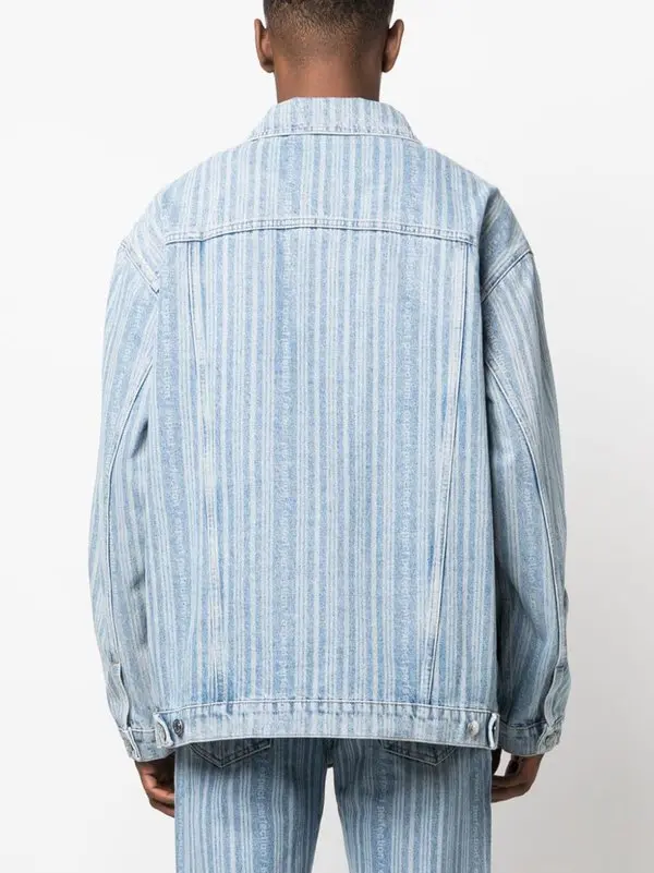 Martine Rose Striped Denim Jacket