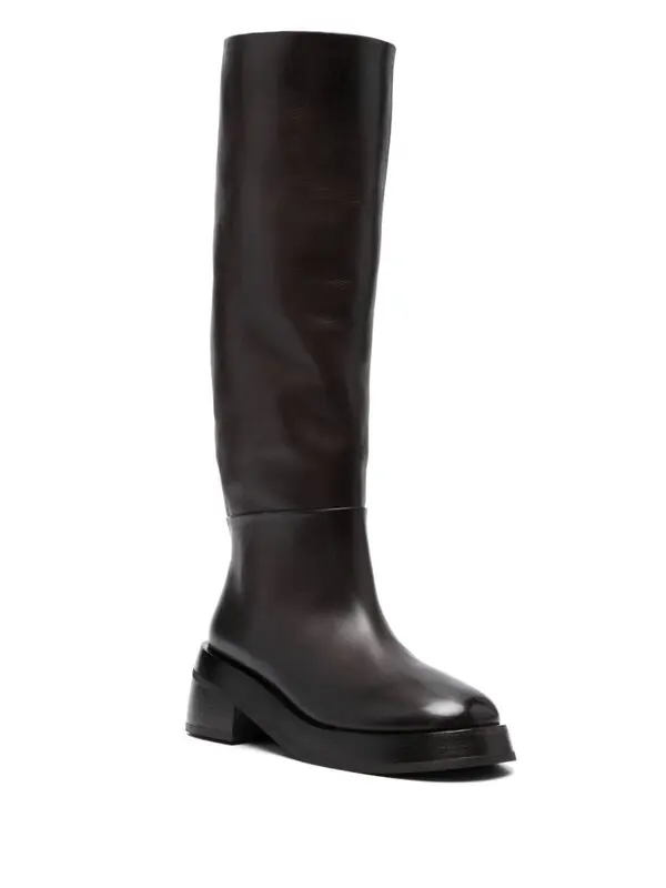Marsèll 60mm Fondello Leather Knee-high Boots