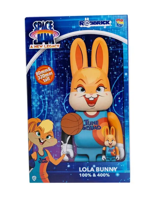 MEDICOM TOY X Space Jam: Anl Rabbrick Lola Bunny Be@rbrick 100% And 400% Figure Set