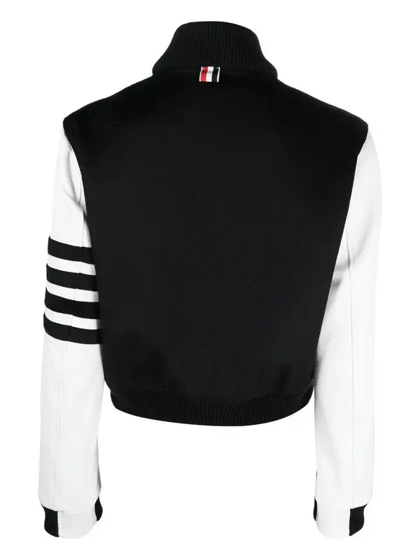 Thom Browne Varsity Panelled Bomber Jacket