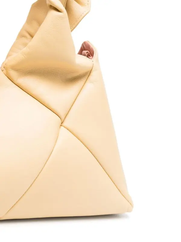 RECO Didi Quilted Leather Tote Bag - Yellow