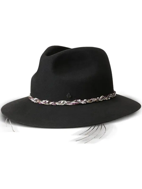 MAISON MICHEL Rico Fedora - Grey