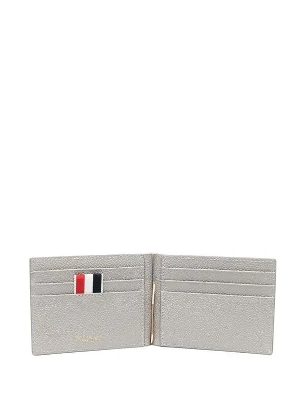 Thom Browne Money Clip Leather Wallet