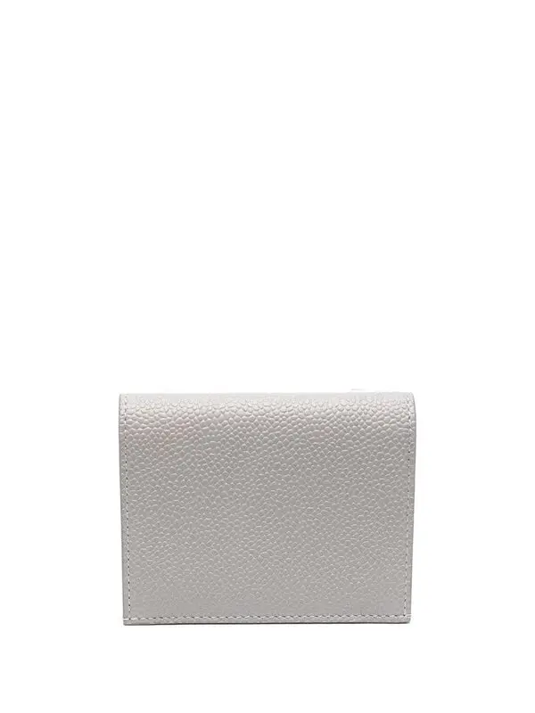 Thom Browne Pebble-grain Double Card Holder