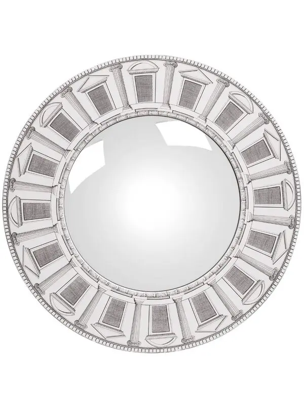 FORNASETTI Architettura Convex Mirror - Black