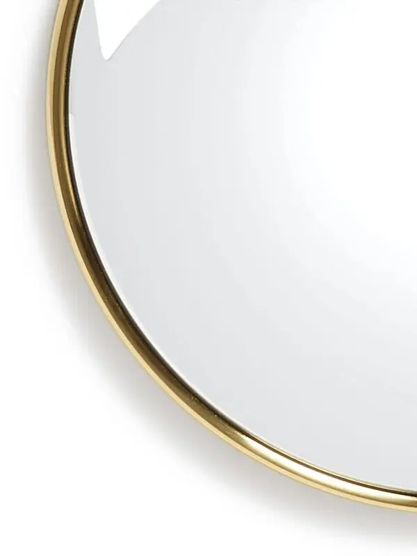 FORNASETTI Convex Mirror With Velvet Ribbon